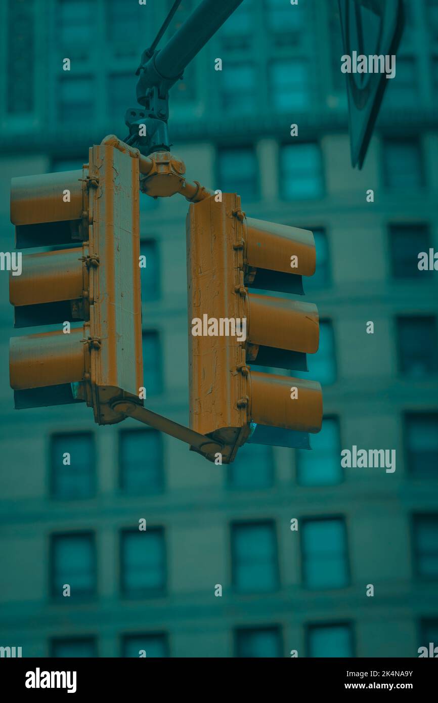 Blue traffic light hi-res stock photography and images - Alamy