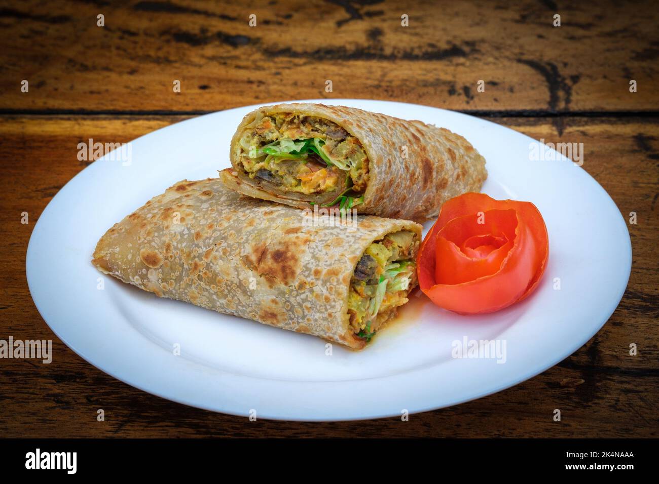 Ugandan Rolex, commonly referred to as Rolex, is a popular food item in ...