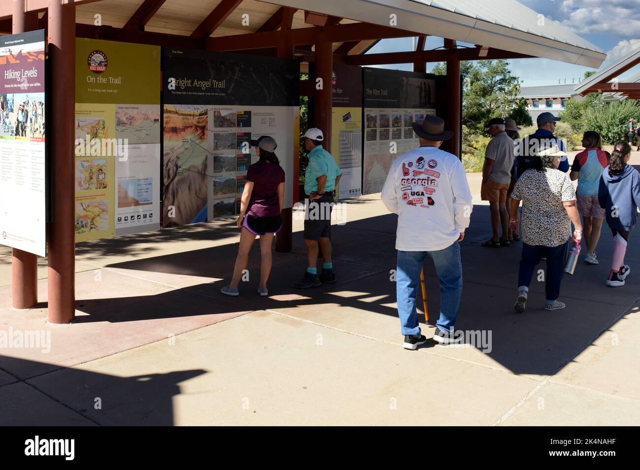 Outside the Grand Canyon Visitor Center in Arizona Stock Photo - Alamy
