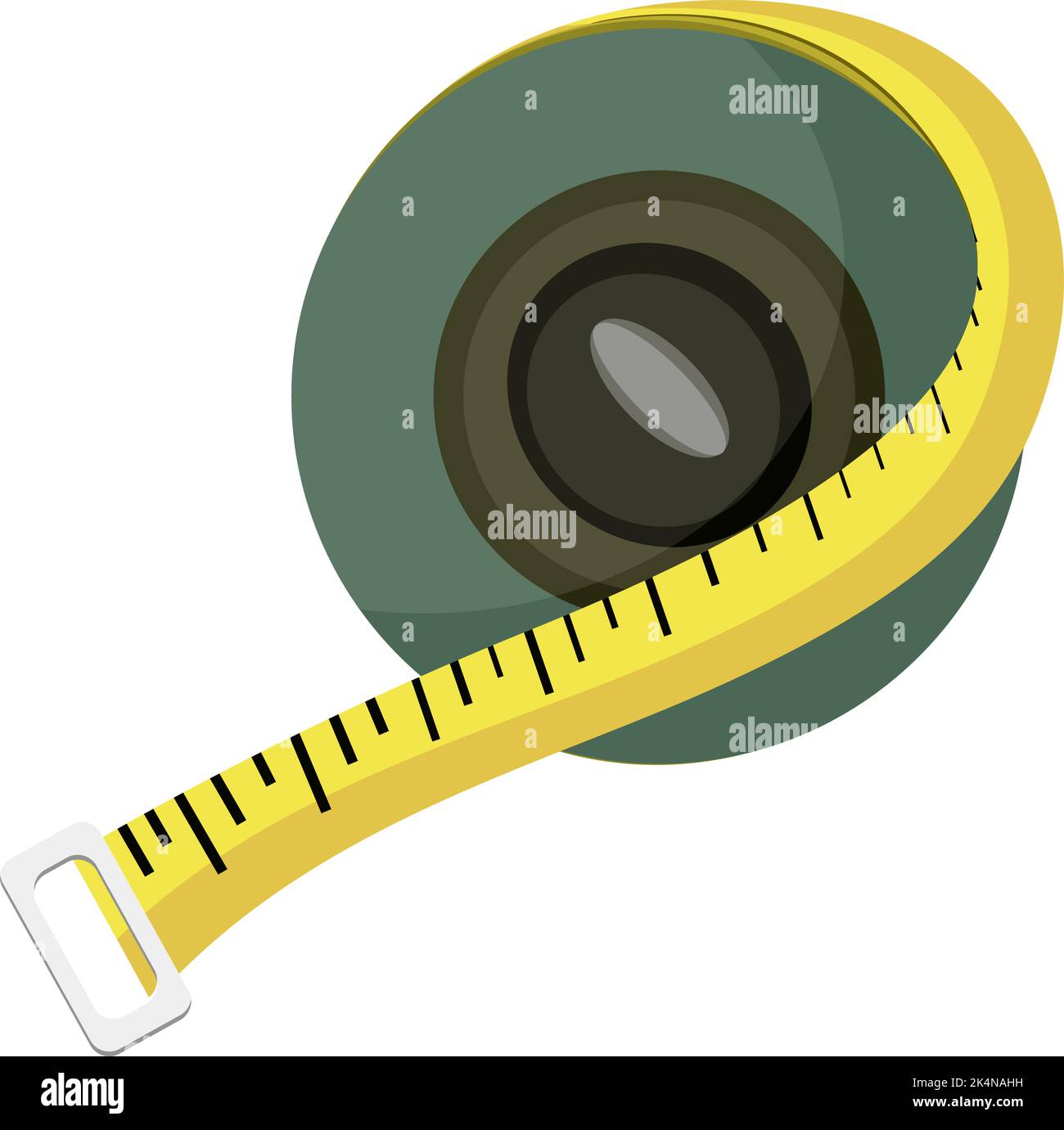 Measuring tape on the scale Stock Vector Images - Alamy