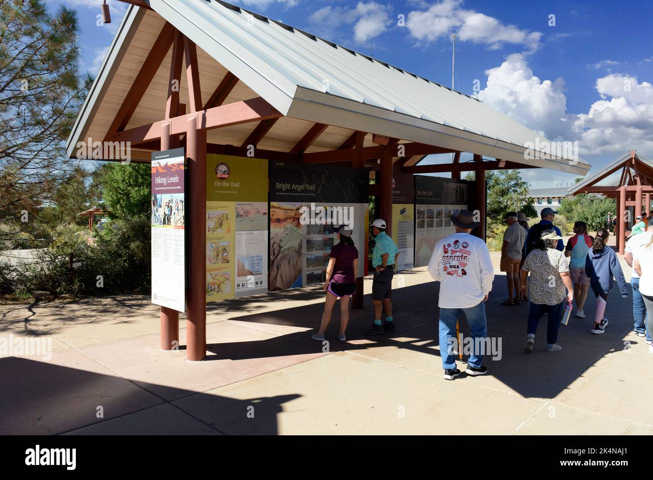 Outside the Grand Canyon Visitor Center in Arizona Stock Photo - Alamy
