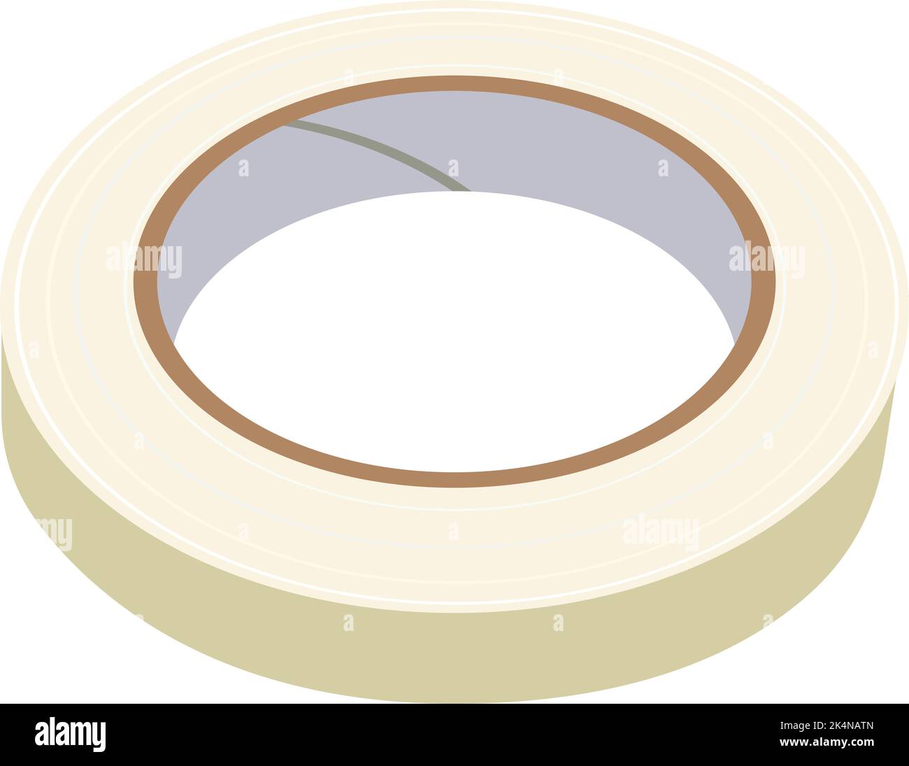 White marking tape, illustration, vector on a white background Stock ...