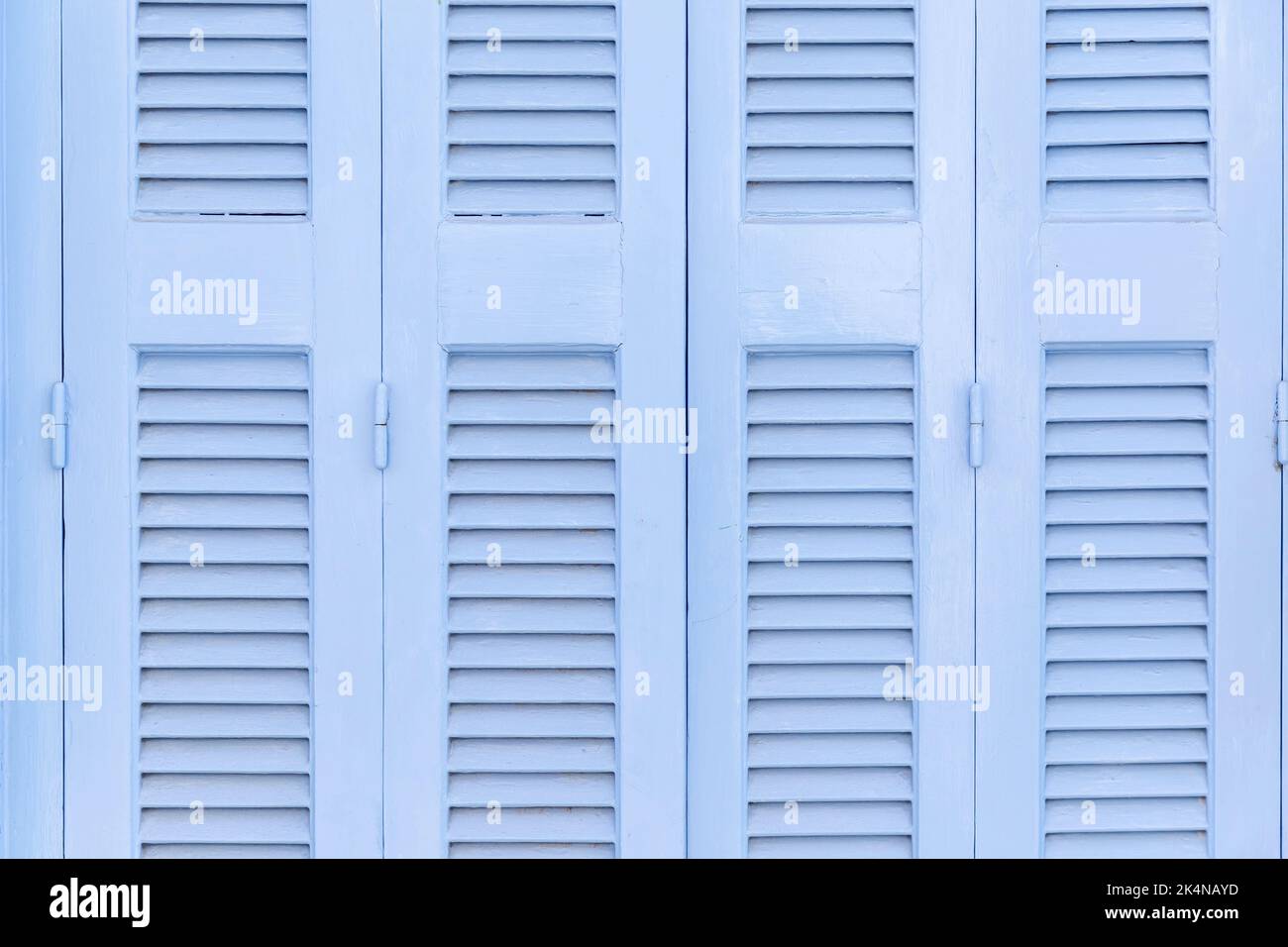 Window closed shutters background, texture. Traditional Greek island ...