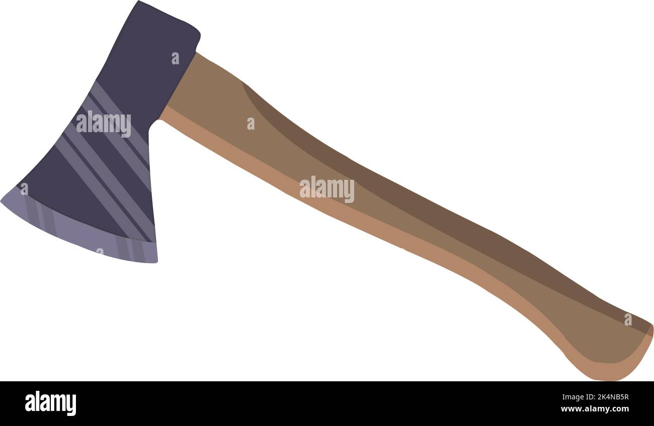 Simple ax, illustration, vector on a white background Stock Vector ...