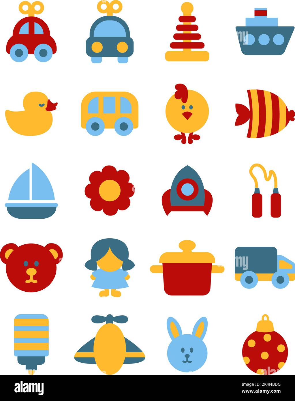 Kids toys illustration Stock Vector Images - Alamy