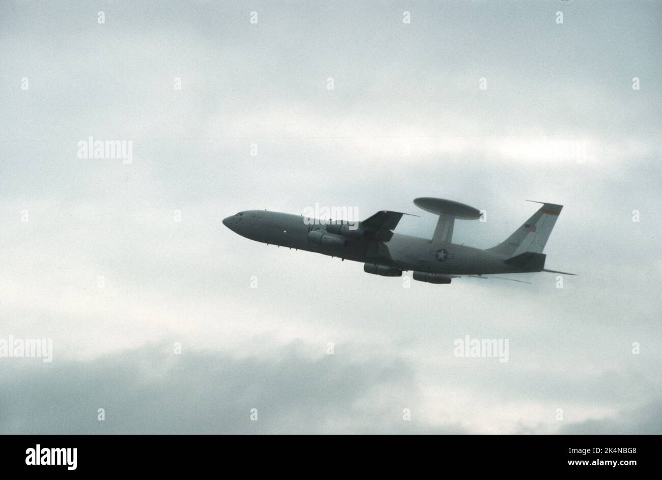 United States Air Force E-3 Sentry AWACS takes off Stock Photo - Alamy