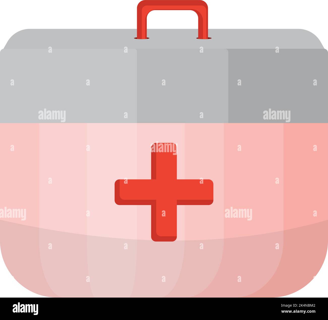 First aid kit, illustration, vector on a white background Stock Vector ...