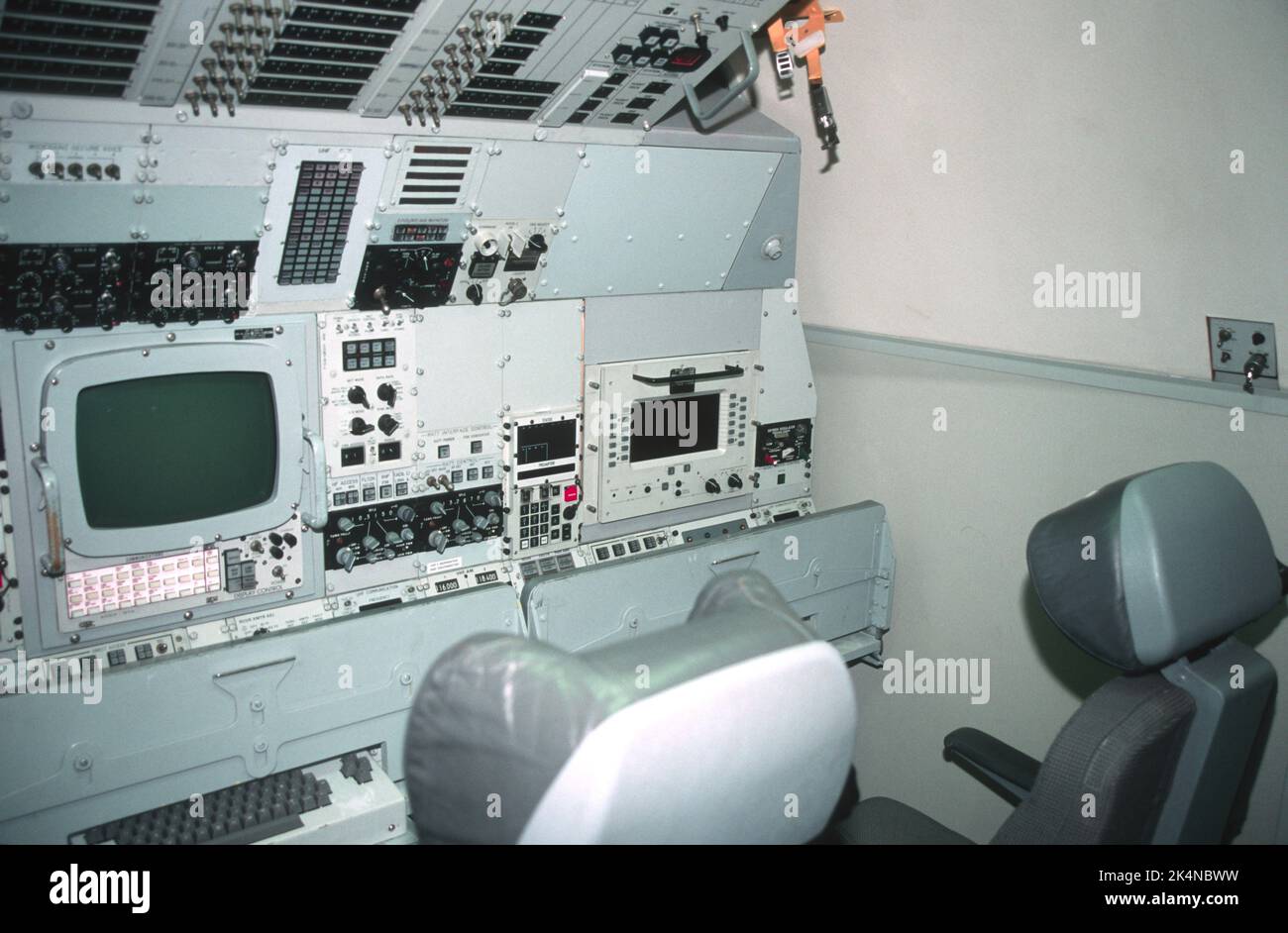 Analog instrumentation in an early NATO AWACS aircraft Stock Photo - Alamy