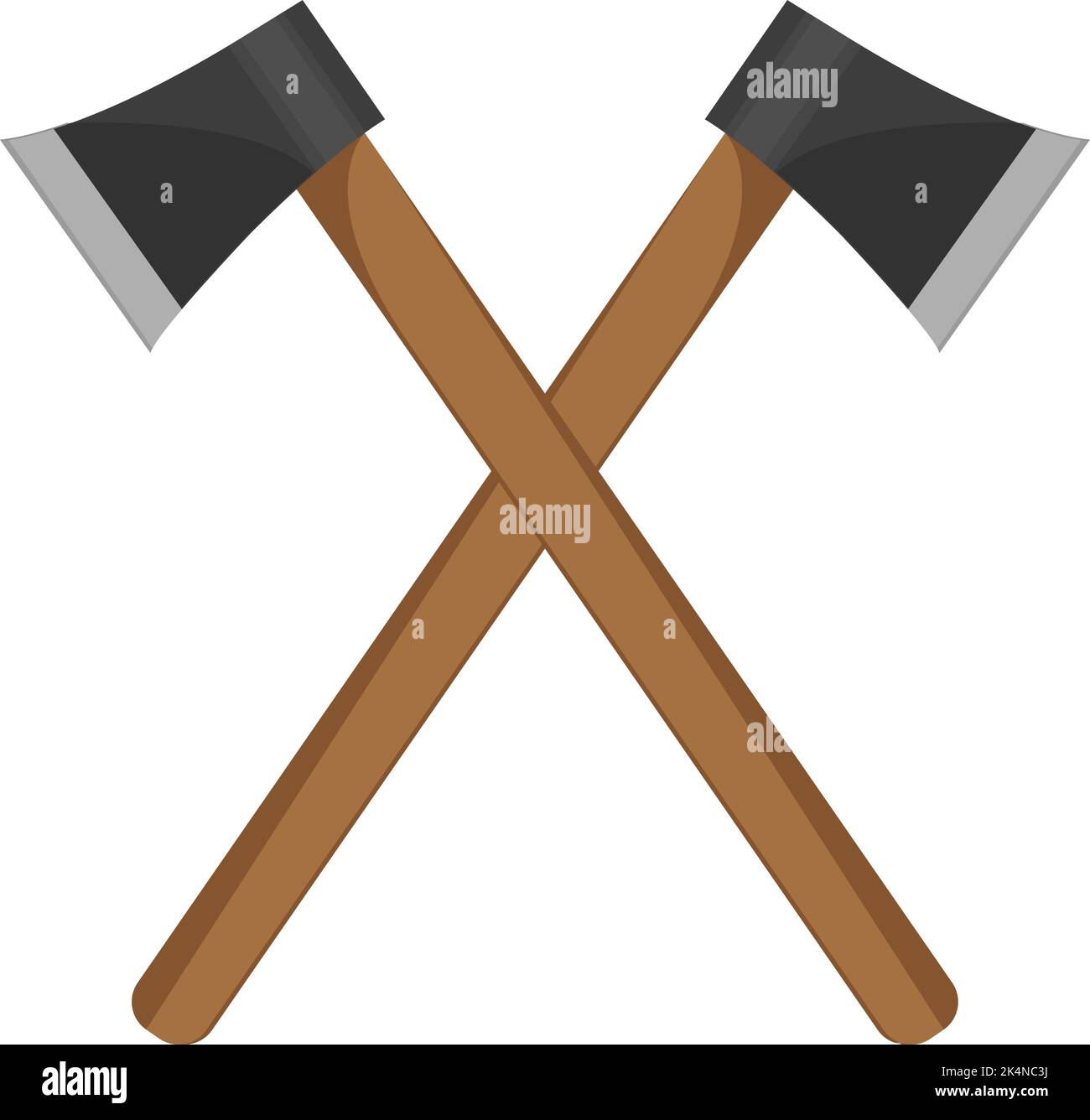 Vintage ax, illustration, vector on a white background Stock Vector ...