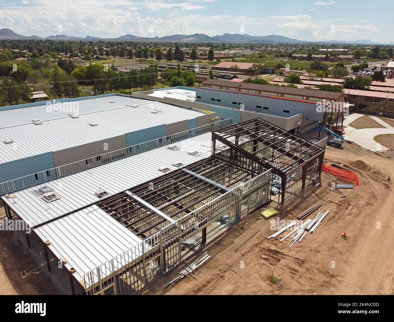 Aerial view of a construction site in Arizona Stock Photo - Alamy