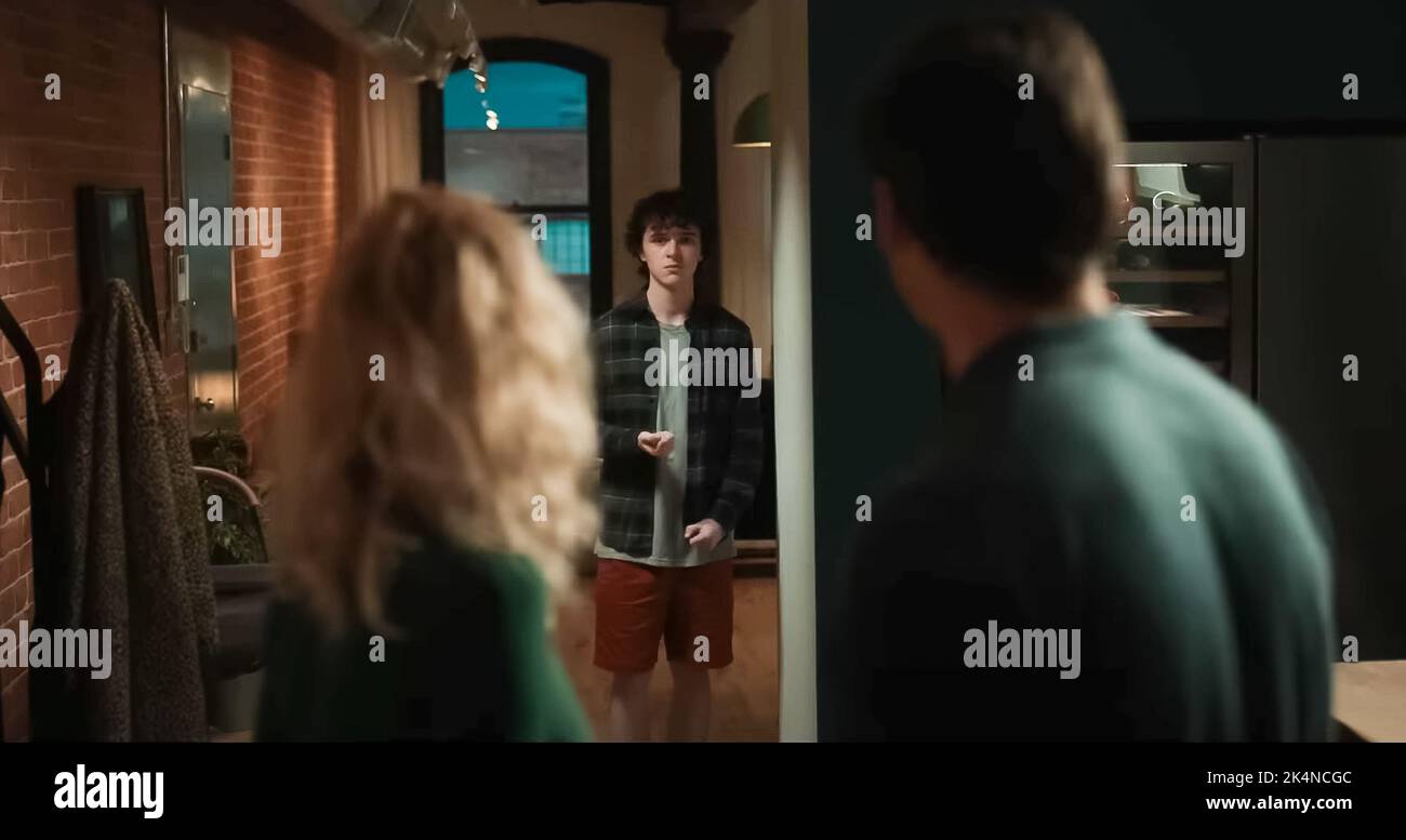 USA. Hugh Jackman, Zen McGrath and Vanessa Kirby in a scene from the (C ...