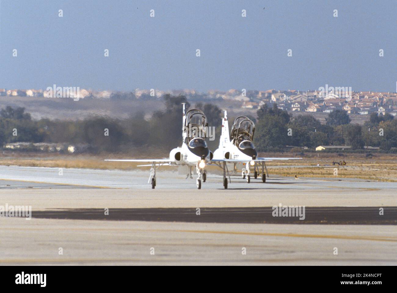 United States Air Force T-38 Talons Taxi at March Air Force Base in ...