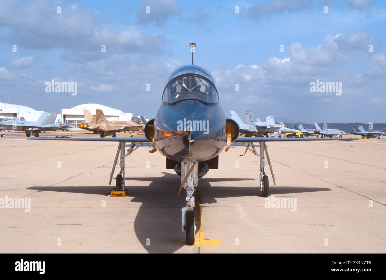 USAF T-38 Talon at MCAS Miramar in San Diego, California Stock Photo ...