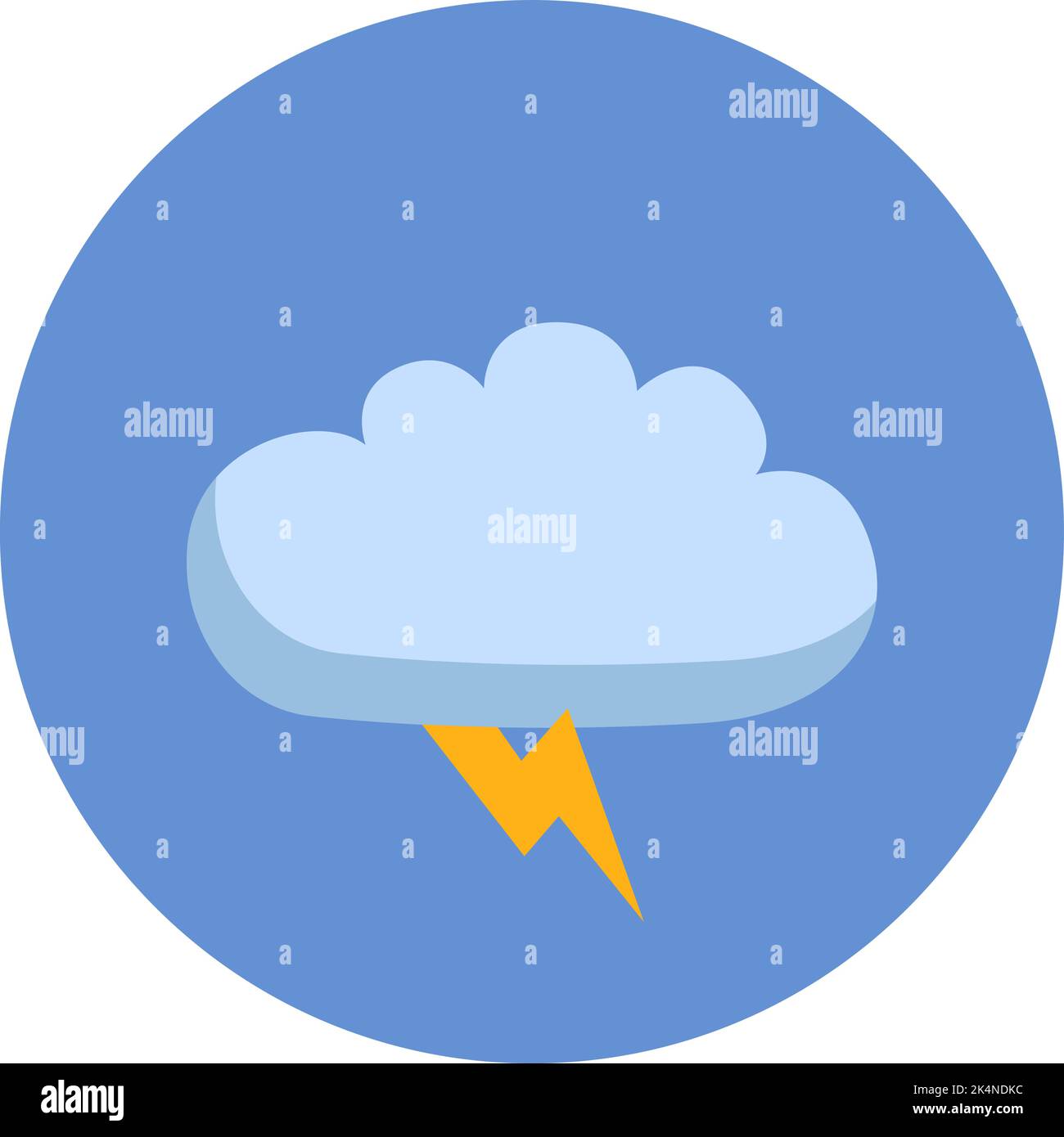 Thunder storm atmosphere Cut Out Stock Images & Pictures - Alamy