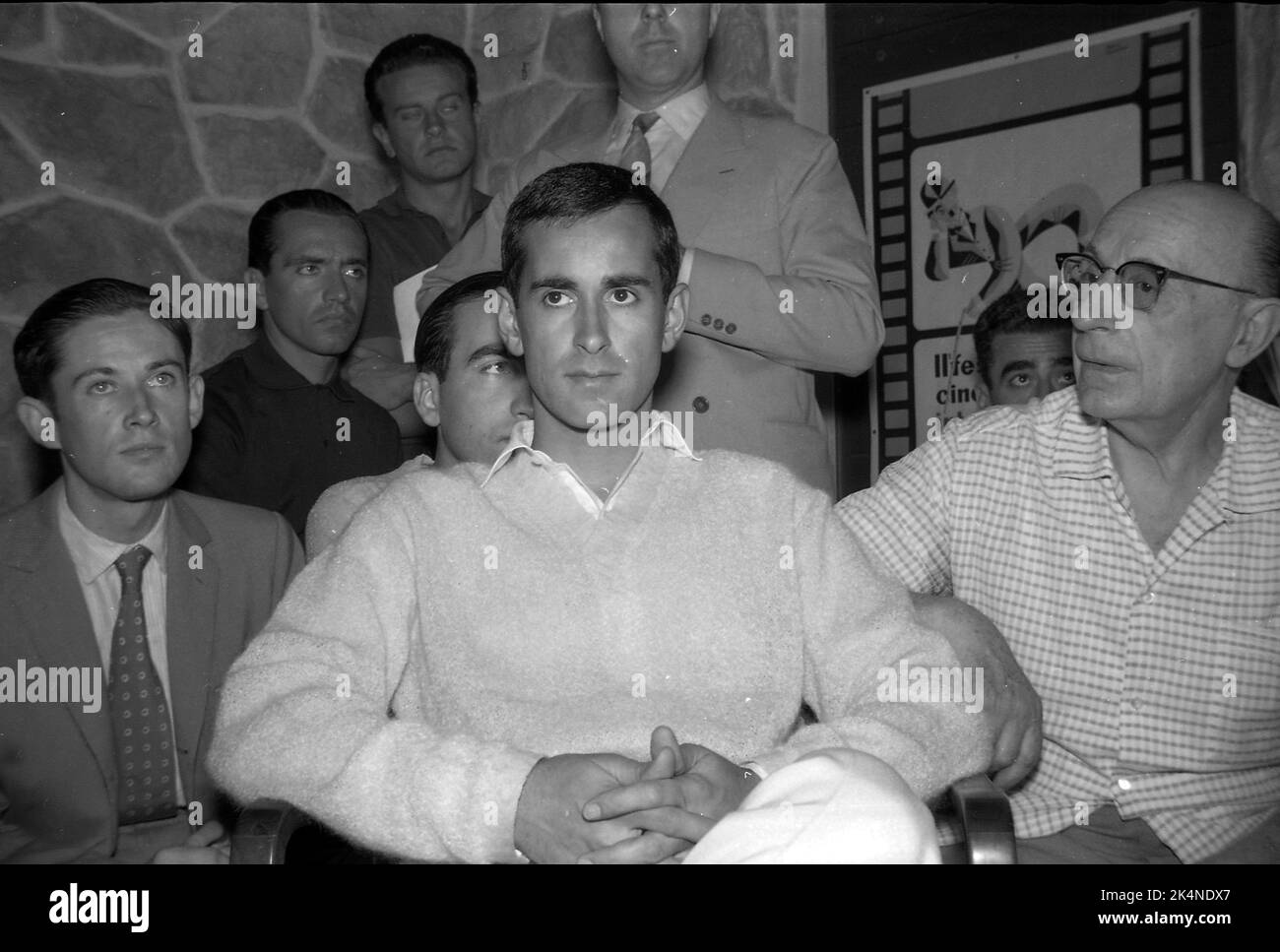 Edouard Molinaro, French film director, at teh Mar del Plata ...