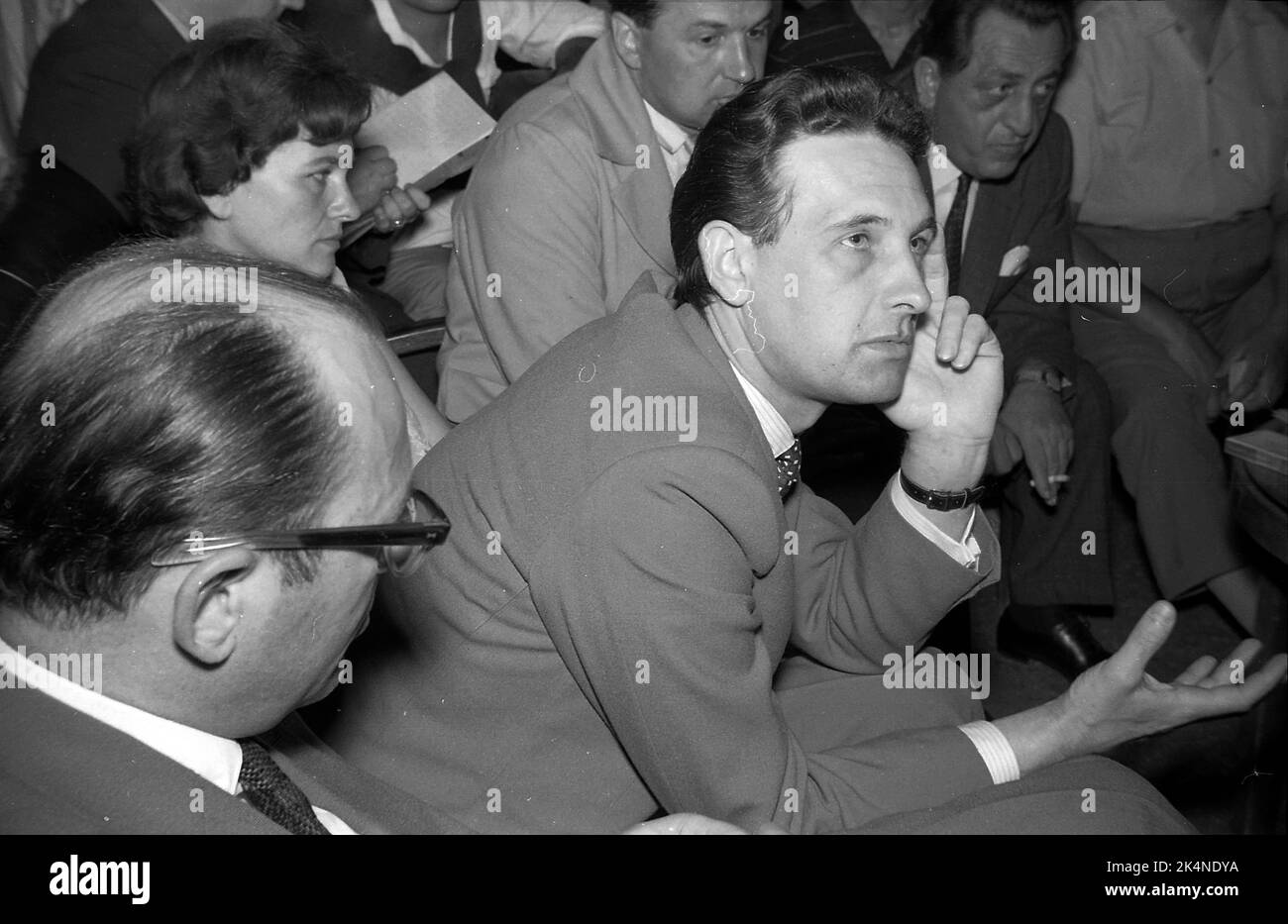 Andrzej Wajda, Polish film director, at the Mar del Plata International ...