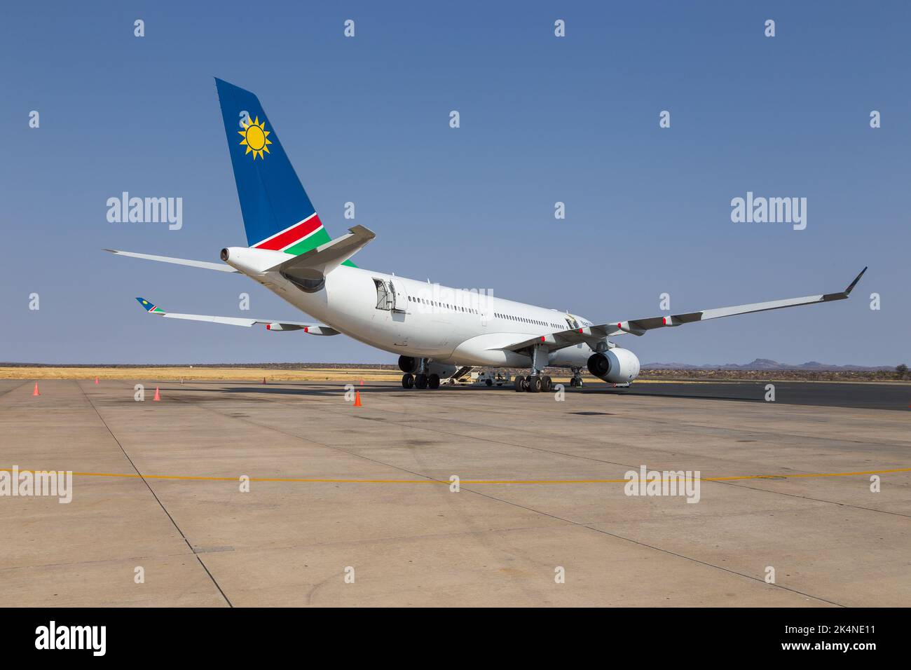Windhoek, Namibia - 27 September 2018: Plane Airbus A330-200 of the ...