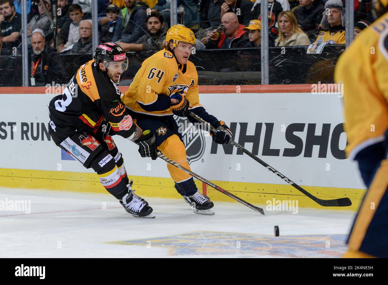 Bern, Switzerland. 03.10.2022, Bern, PostFinance Arena, NHL Global ...