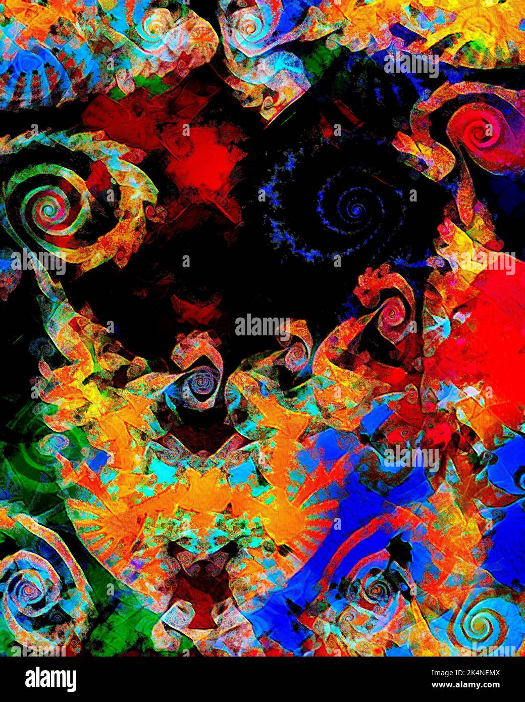ABSTRACT ART: Secret Voyage Stock Photo - Alamy