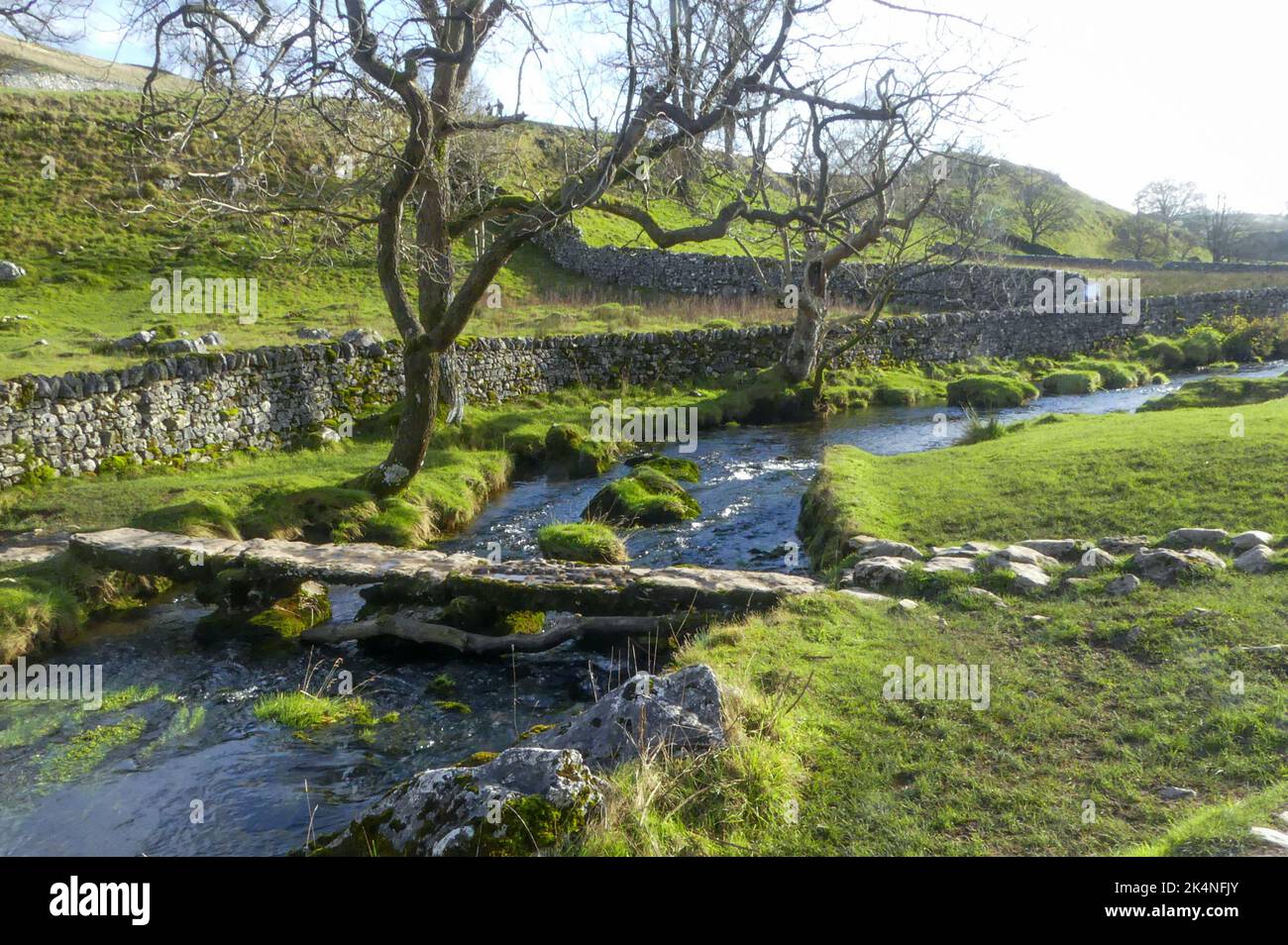 malham cove beck stream Stock Photo - Alamy