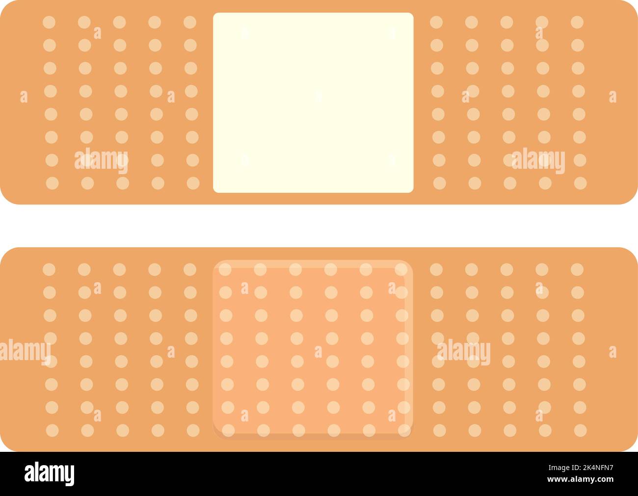 Antibacterial bandage, illustration, vector on a white background Stock ...