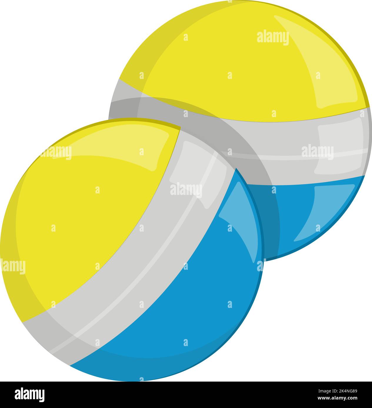 Basket of balls Stock Vector Images - Alamy