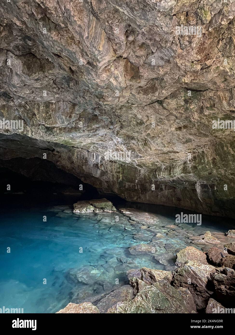 A vertical shot of the Cave of Zeus in Turkey Stock Photo - Alamy