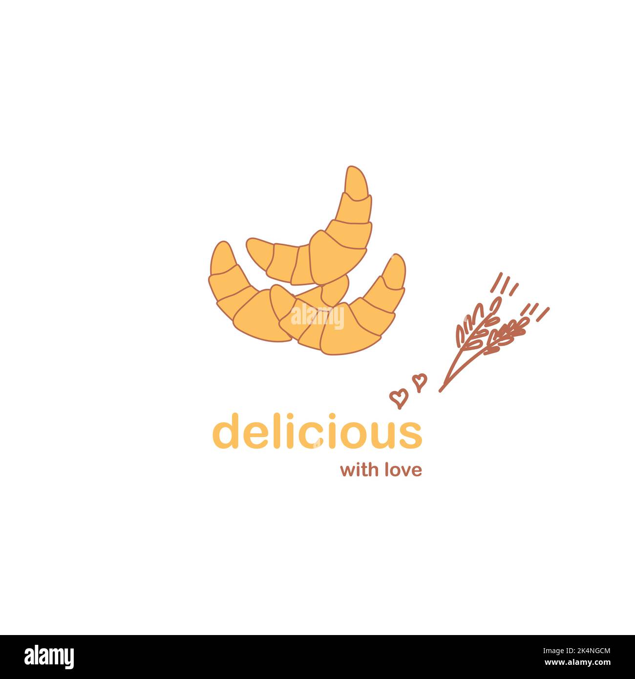 Vector illustration for bakery, cafe or logo Stock Vector Image & Art ...