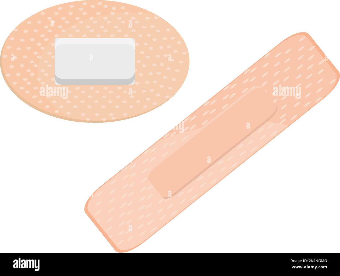Beige bandage, illustration, vector on a white background Stock Vector ...