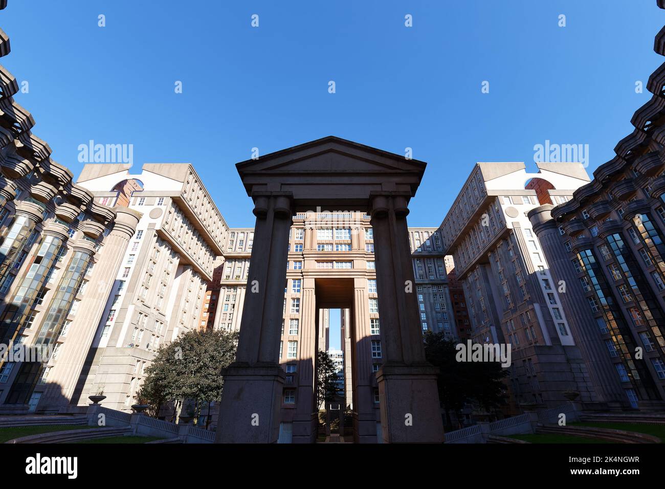 typical building style classical monumental residential building ...