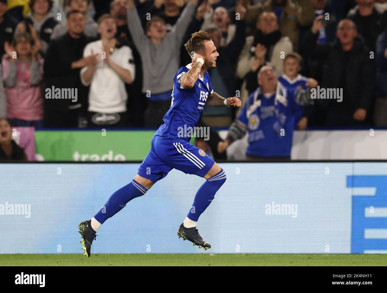 Leicester, England, 3rd October 2022. James Maddison of Leicester City ...