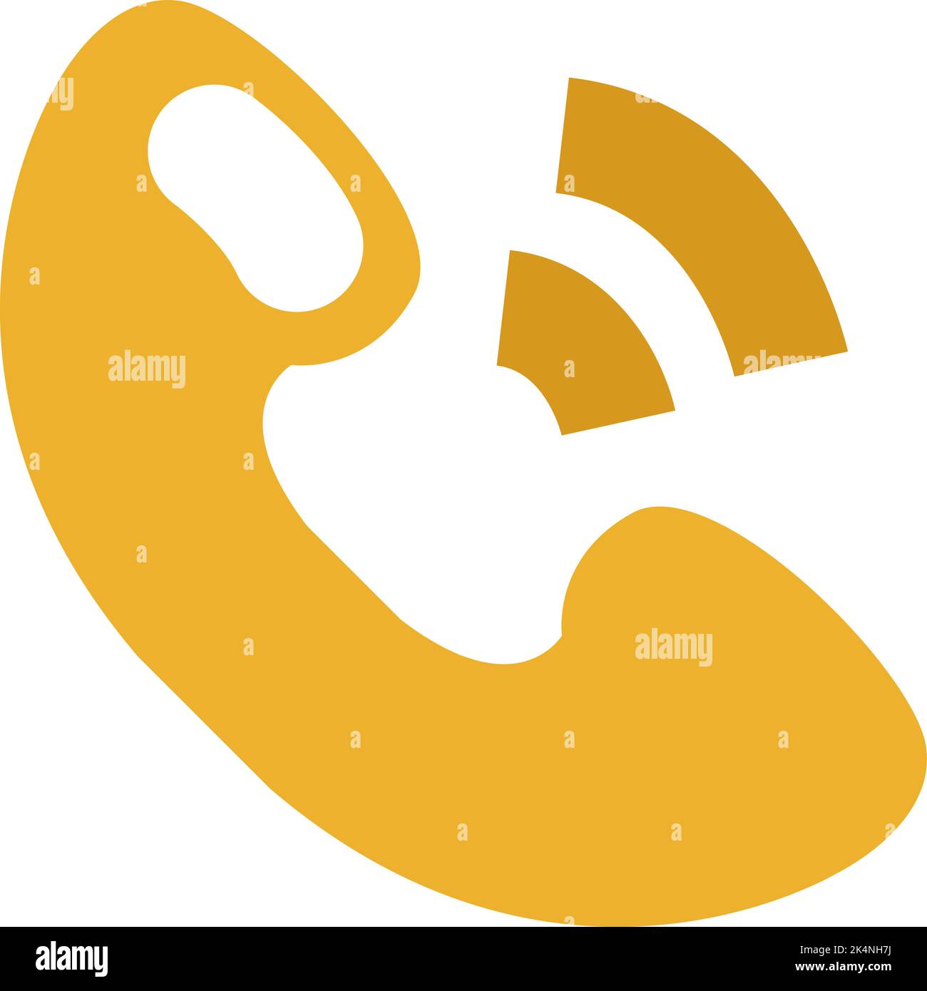 Workplace phone call, illustration, vector on a white background Stock ...