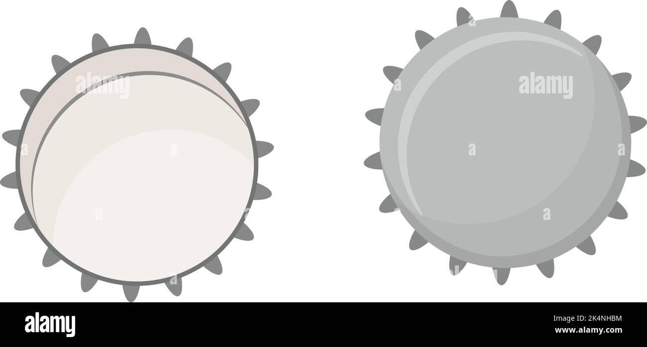 Bottle cap, illustration, vector on a white background Stock Vector ...