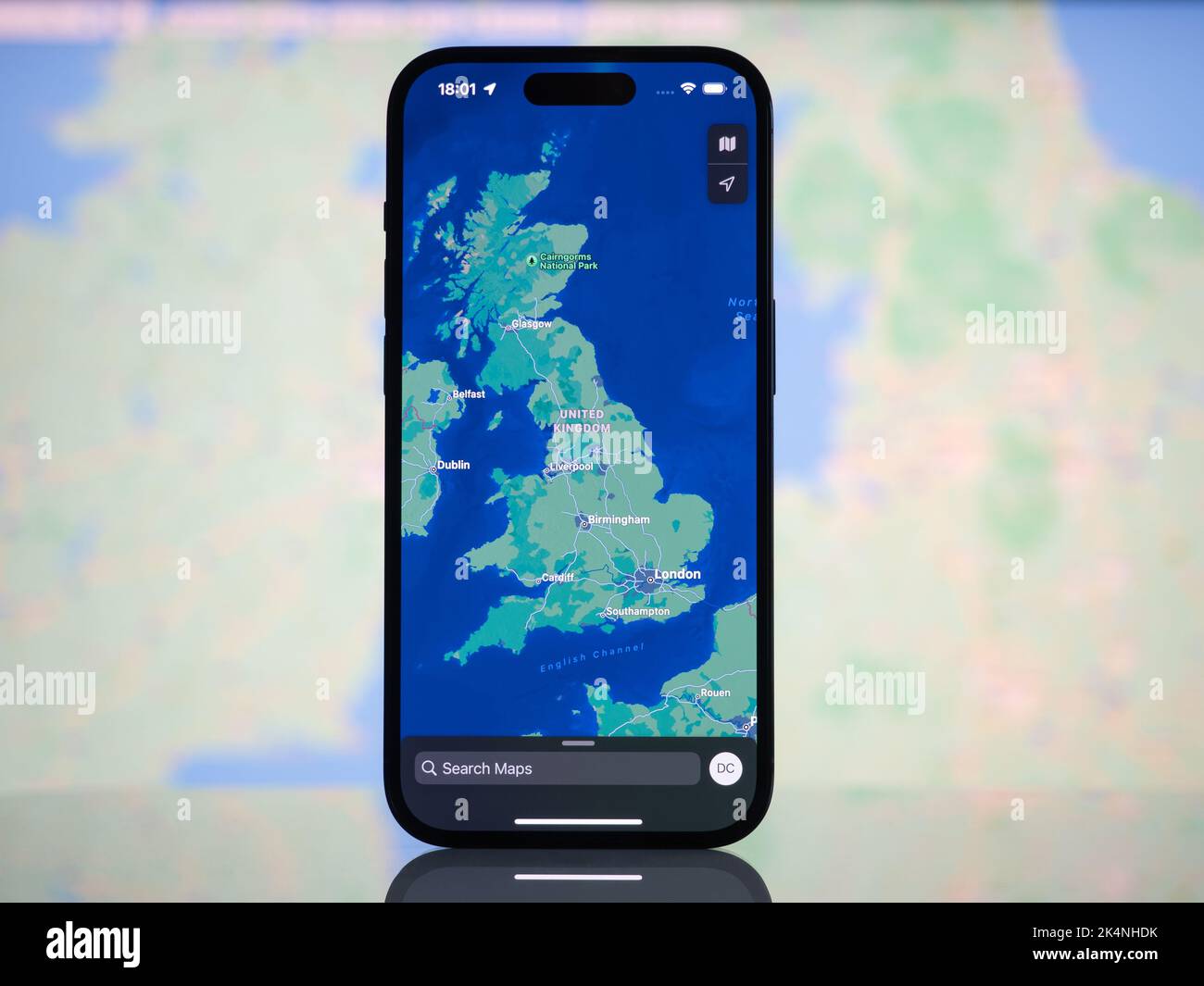 Birmingham on map hi-res stock photography and images - Alamy