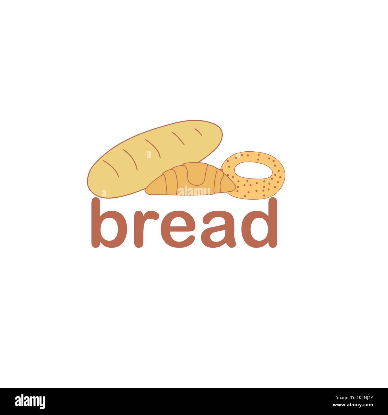Vector illustration for bakery, cafe or logo Stock Vector Image & Art ...