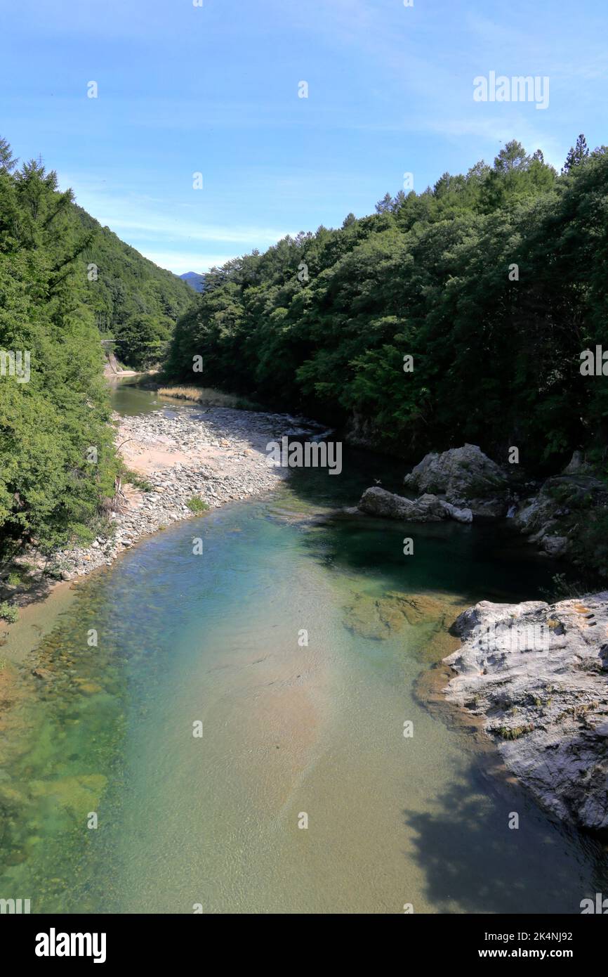 Maezawa Magariya syuraku Minamiaizu Town Fukushima Japan Stock Photo ...