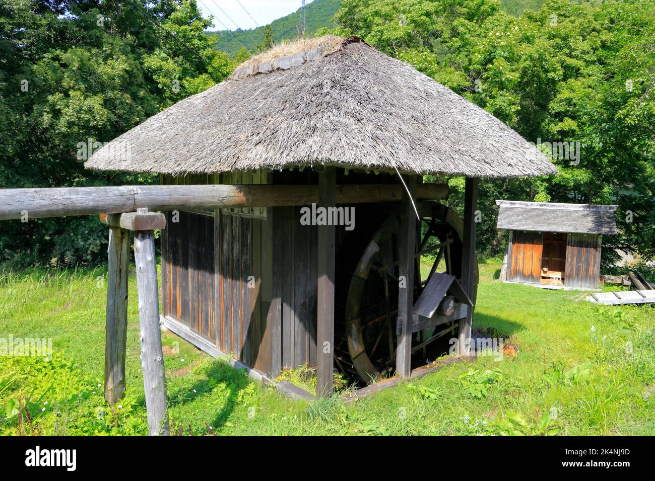 Maezawa Magariya syuraku Minamiaizu Town Fukushima Japan Stock Photo ...