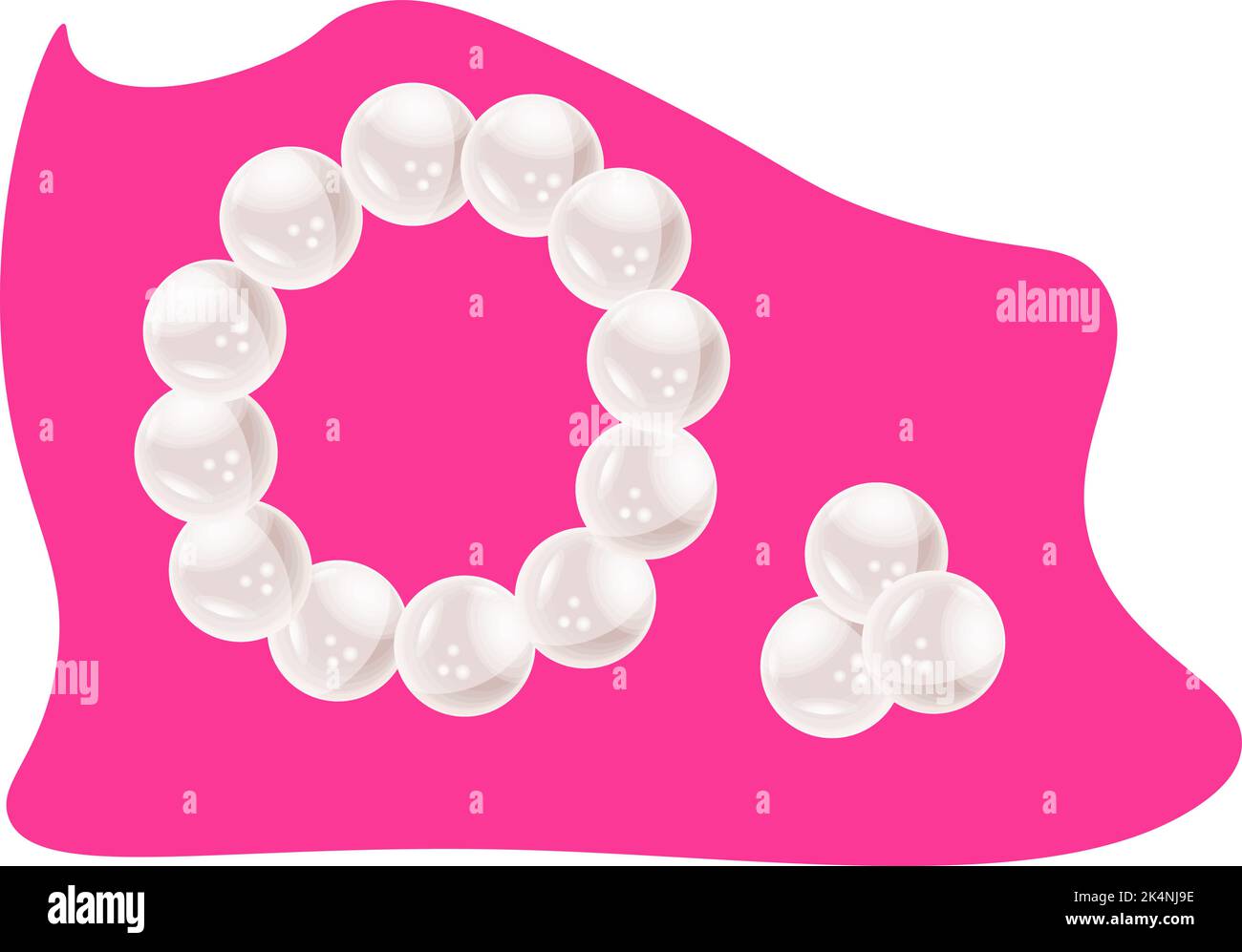 Pearls illustration hi-res stock photography and images - Alamy