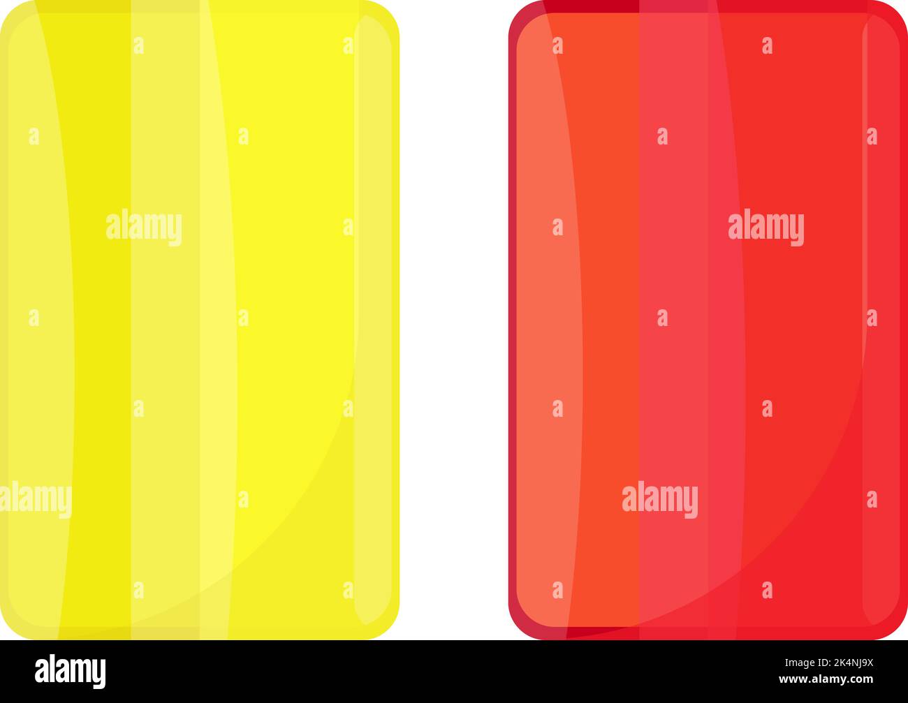 Soccer referee showing red card Stock Vector Images - Alamy