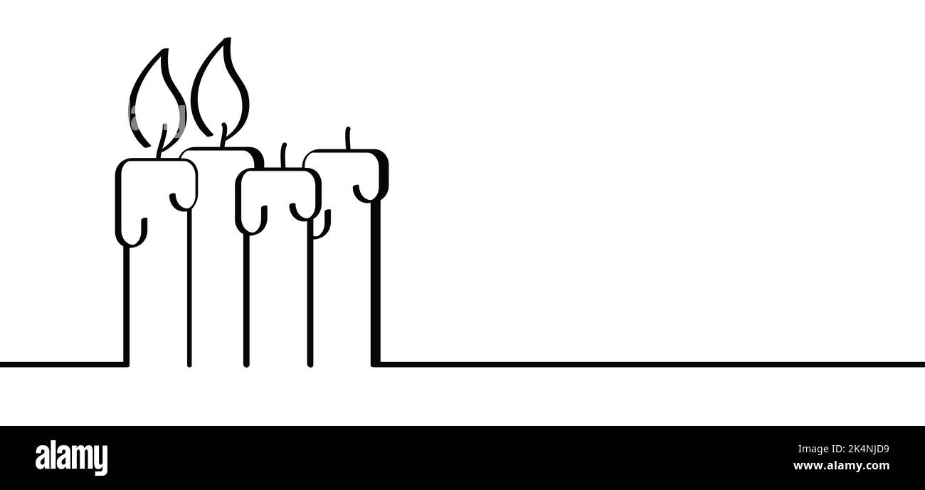 first, second or fourth advent day. Candle day on 11 december. Light ...