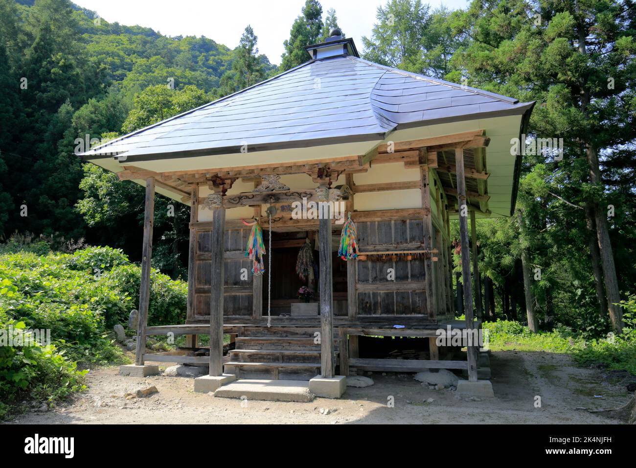 Maezawa Magariya syuraku Minamiaizu Town Fukushima Japan Stock Photo ...