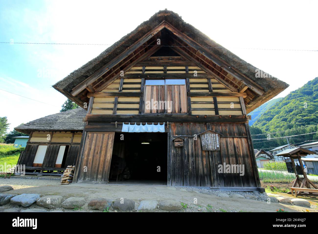 Maezawa Magariya syuraku Minamiaizu Town Fukushima Japan Stock Photo ...