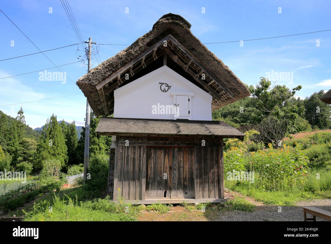 Maezawa Magariya syuraku Minamiaizu Town Fukushima Japan Stock Photo ...