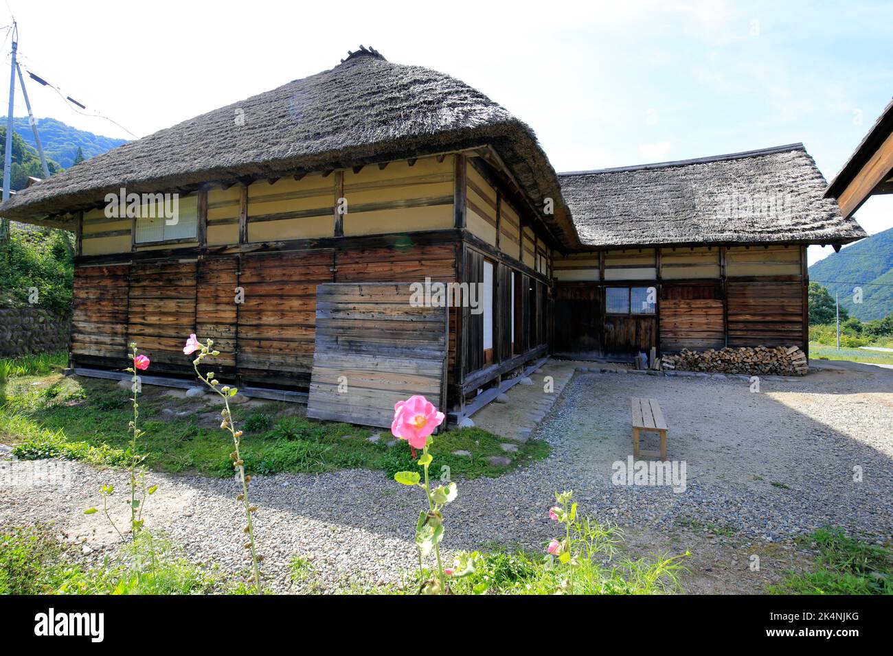 Maezawa Magariya syuraku Minamiaizu Town Fukushima Japan Stock Photo ...