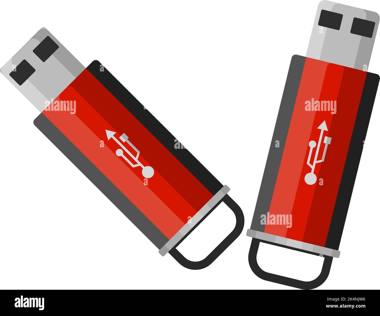 Usb red icon vector hi-res stock photography and images - Alamy