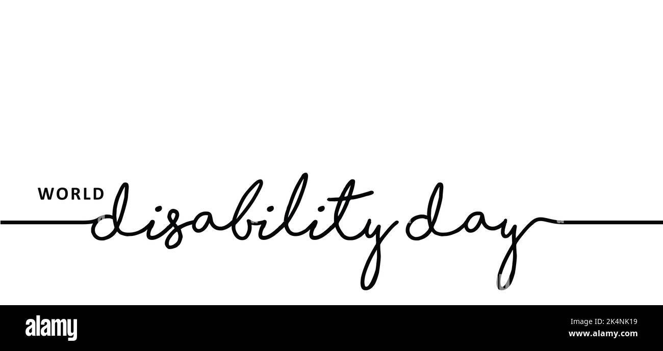 Slogan World Disability Day. 3 december. International day of persons ...