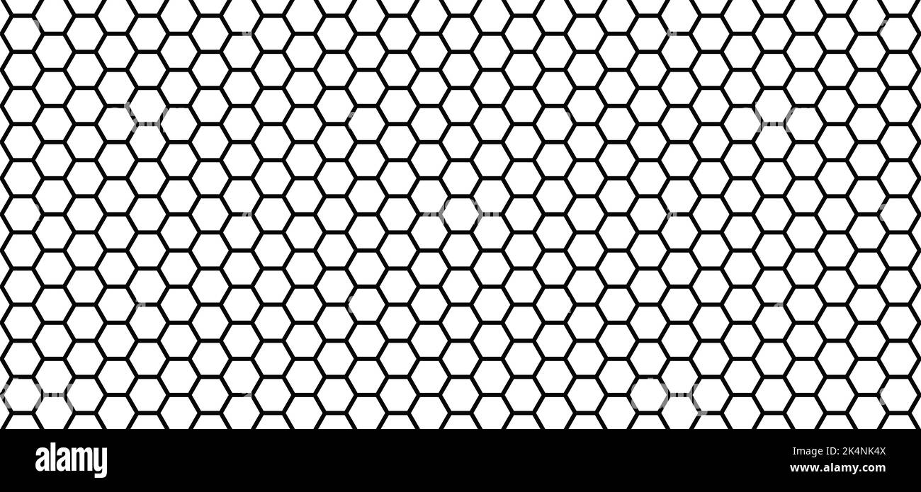 Honeycomb pattern. Seamless geometric hive background. Abstract beehive ...