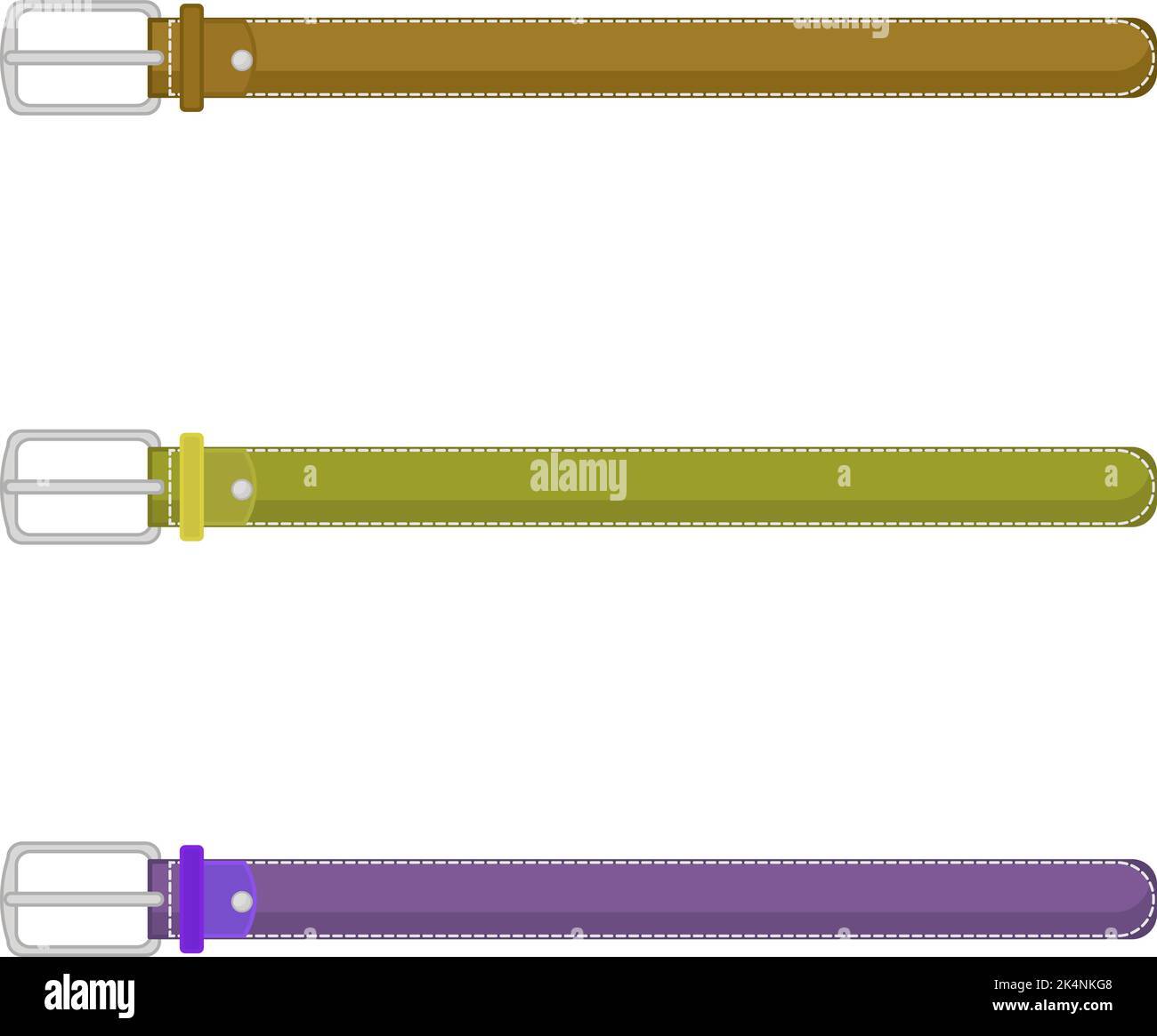 Belts belts on background Stock Vector Images - Alamy