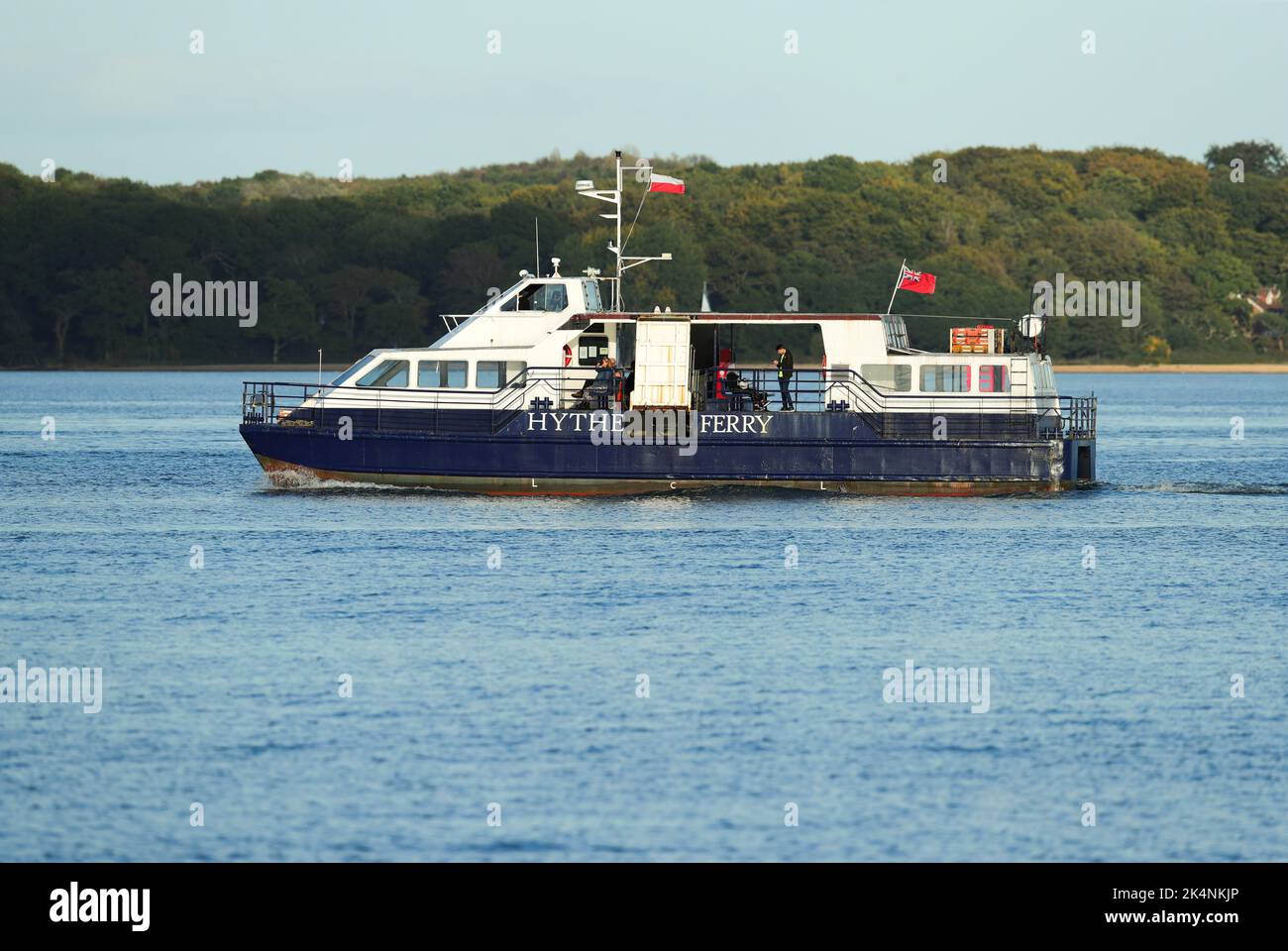 The Hythe Ferry travels along Southampton Water Stock Photo - Alamy