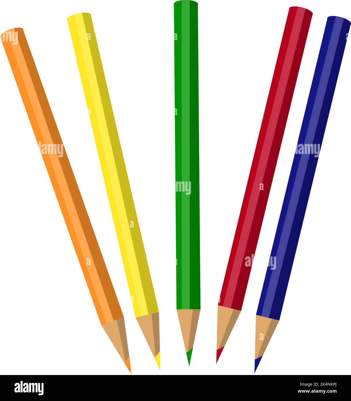 Coloring pens Stock Vector Images - Alamy